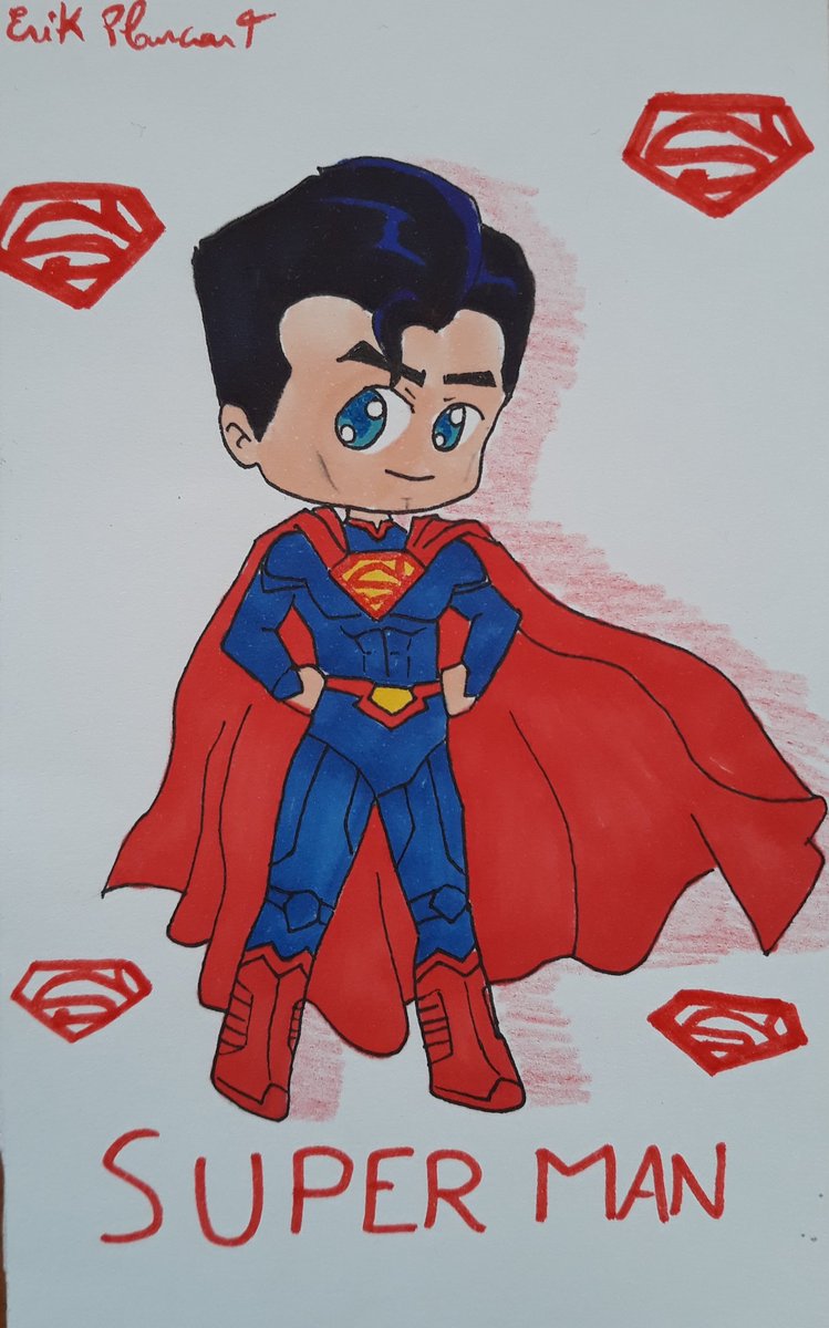Superman Chibi Drawing