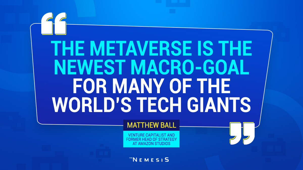 Matthew Ball, former Head of Strategy at Amazon Studios, recognizes the ...