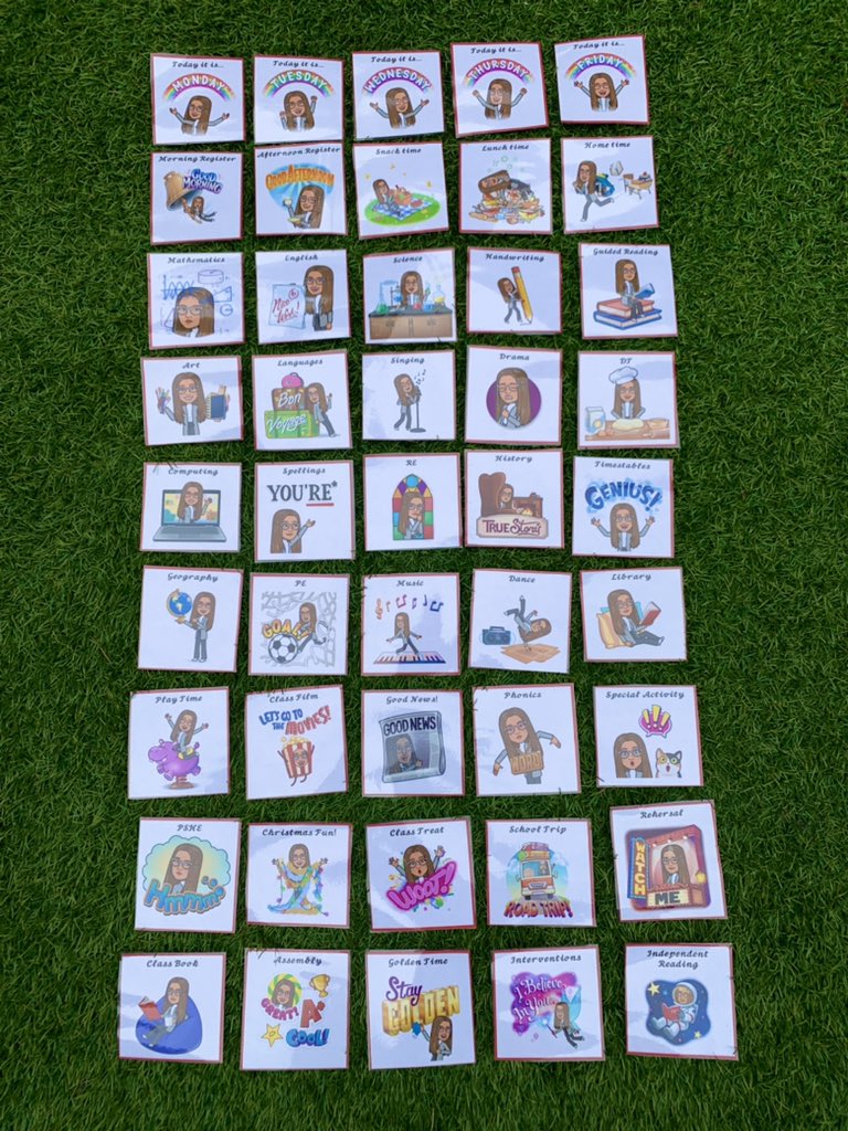 Beau Shakeshaft🧚🏼 on Twitter: "Bitmoji visual timetable ready for my ...