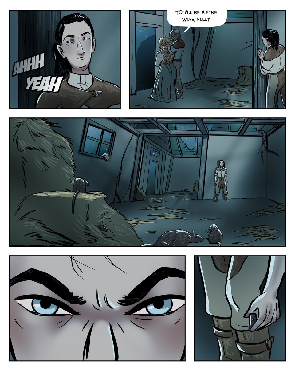 「TW: blood and rat-murder 🐀 New Serpent pages! Serpent web」Yael Nathanの漫画