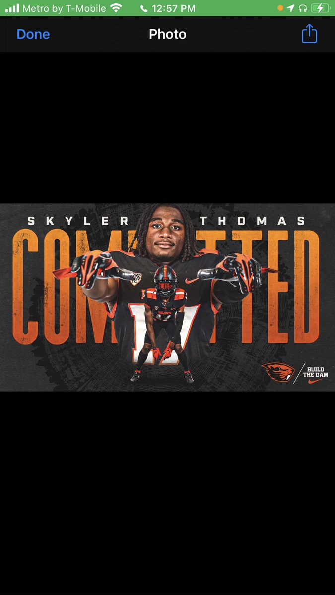 2021 3* CB Skyler Thomas Commits to Oregon State : r/CFB