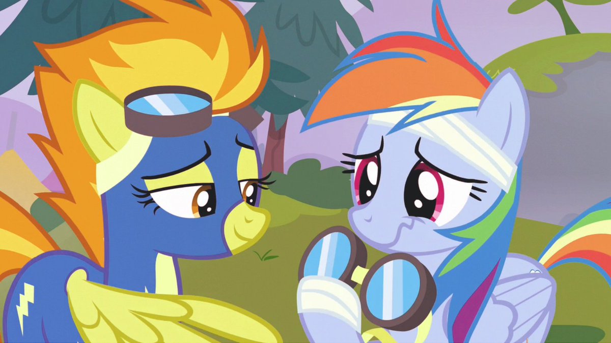 Mlp Spitfire And Rainbow Dash