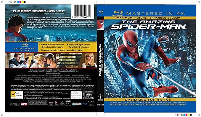 The Amazing Spider Man Blu Ray Cover