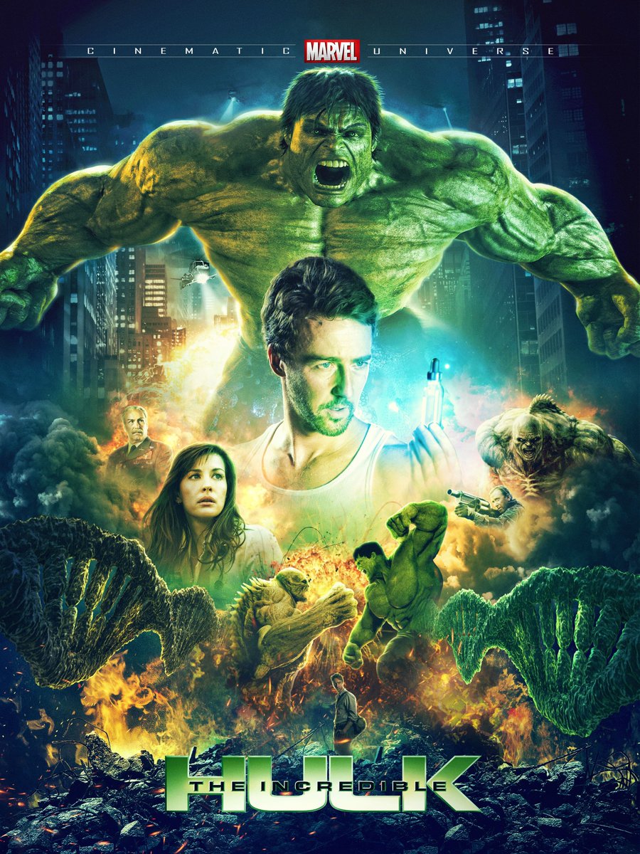 The Incredible Hulk 2008 Poster