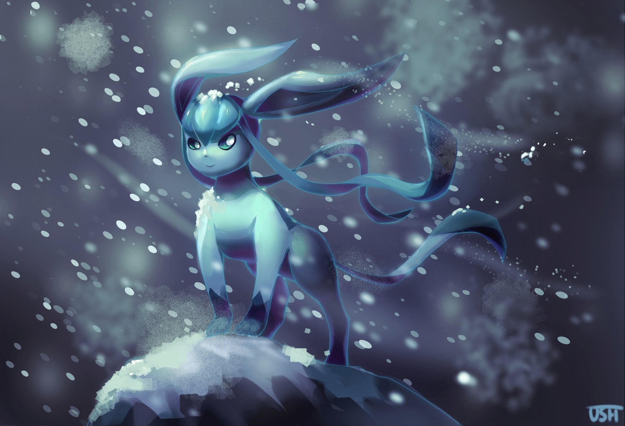 Cool Glaceon Wallpaper