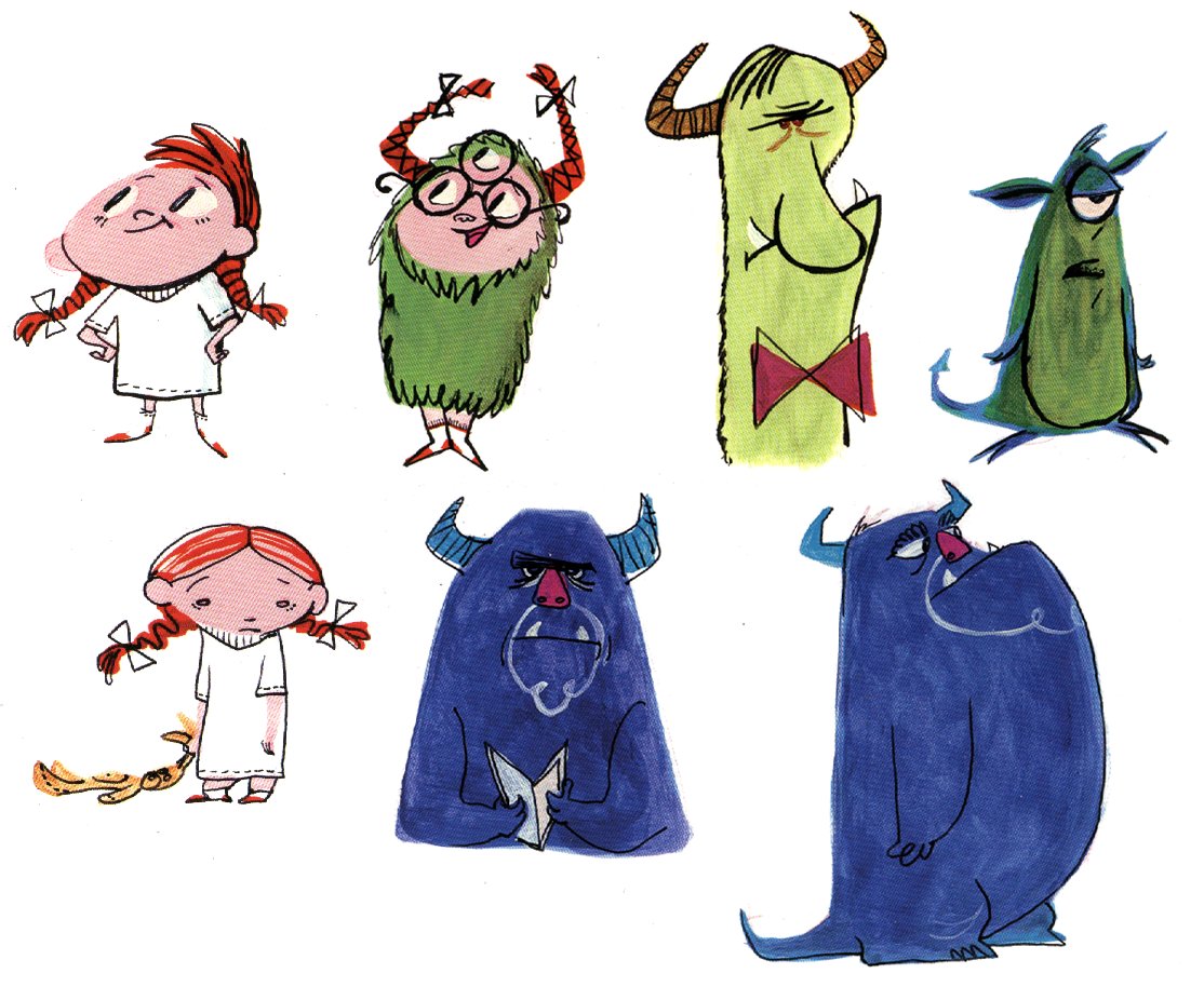 Pixar Concept Art Monsters Inc