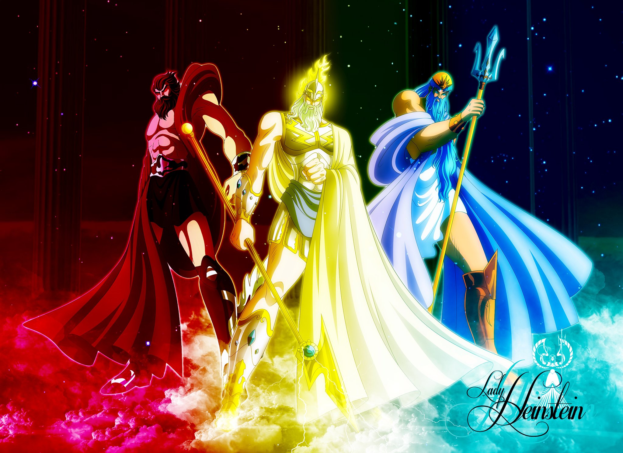 Zeus And Poseidon And Hades