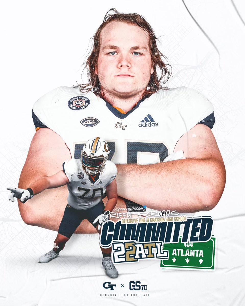 2022 3* OL Griffin Scroggs commits to Georgia Tech : r/CFB