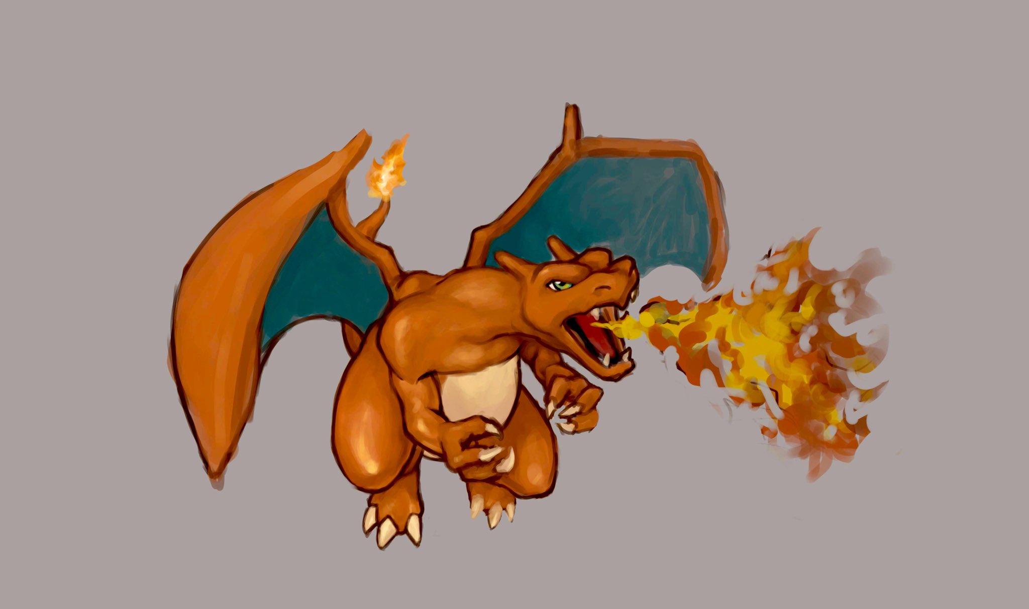 Charizard Breathing Fire