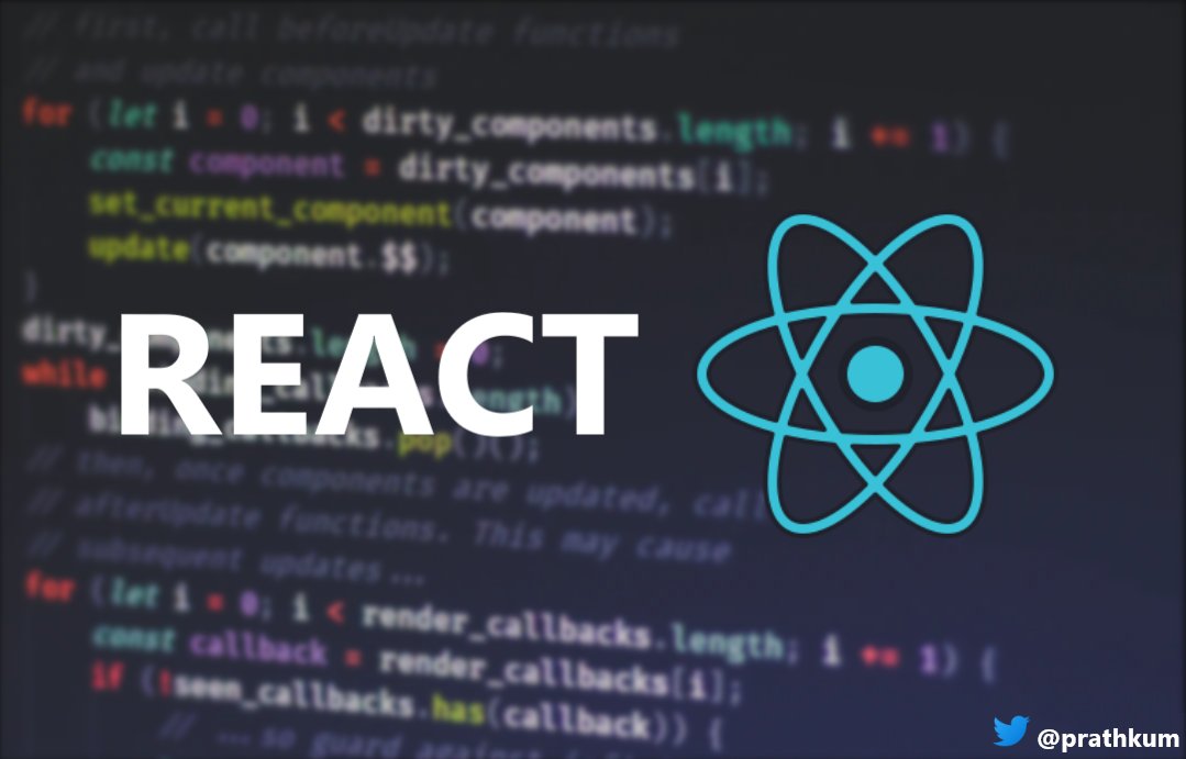 Pratham On Twitter Planning To Learn React Knowledge Of A Few Javascript Concepts Can Make