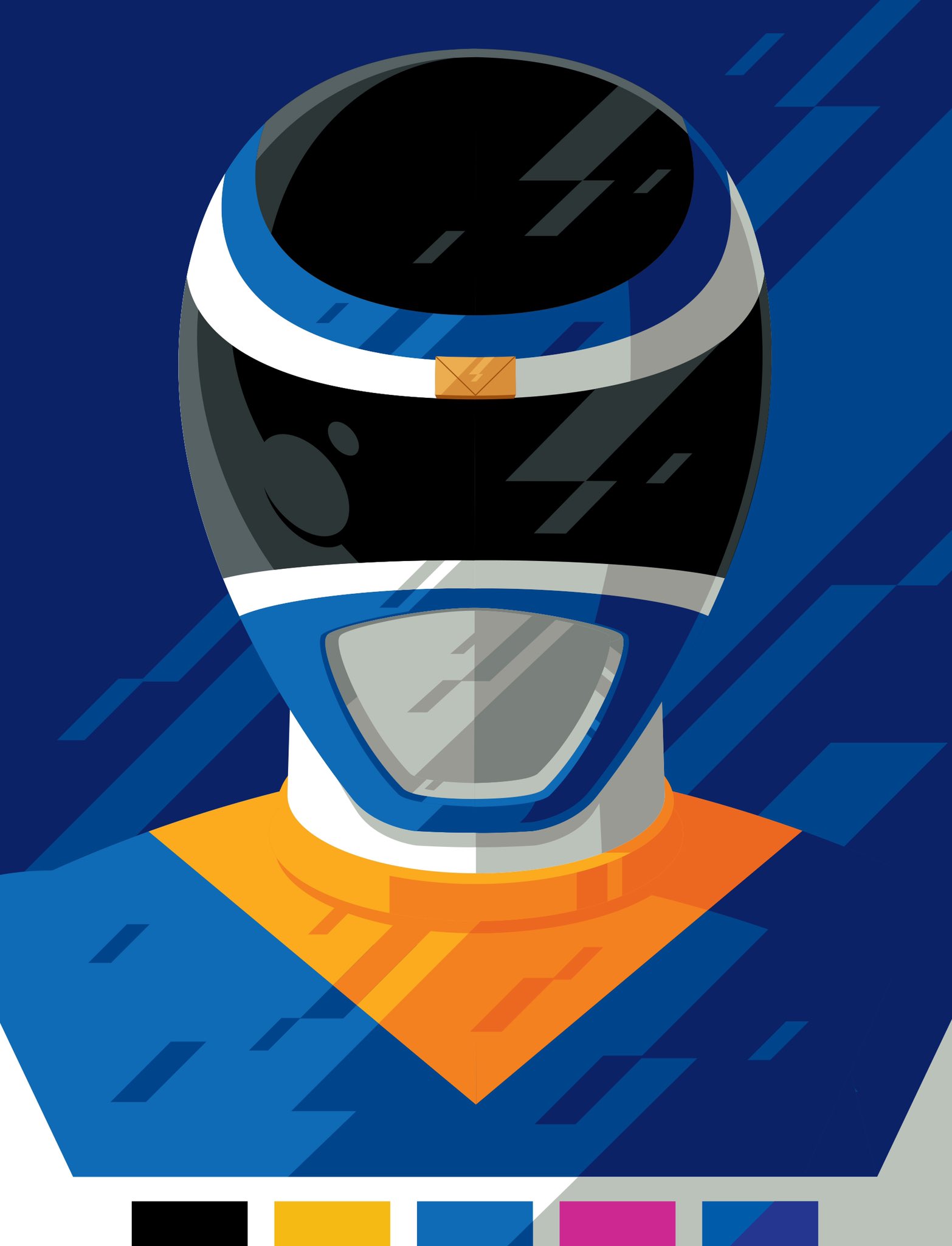 Mighty Morphin Power Rangers Blue Ranger Wallpaper