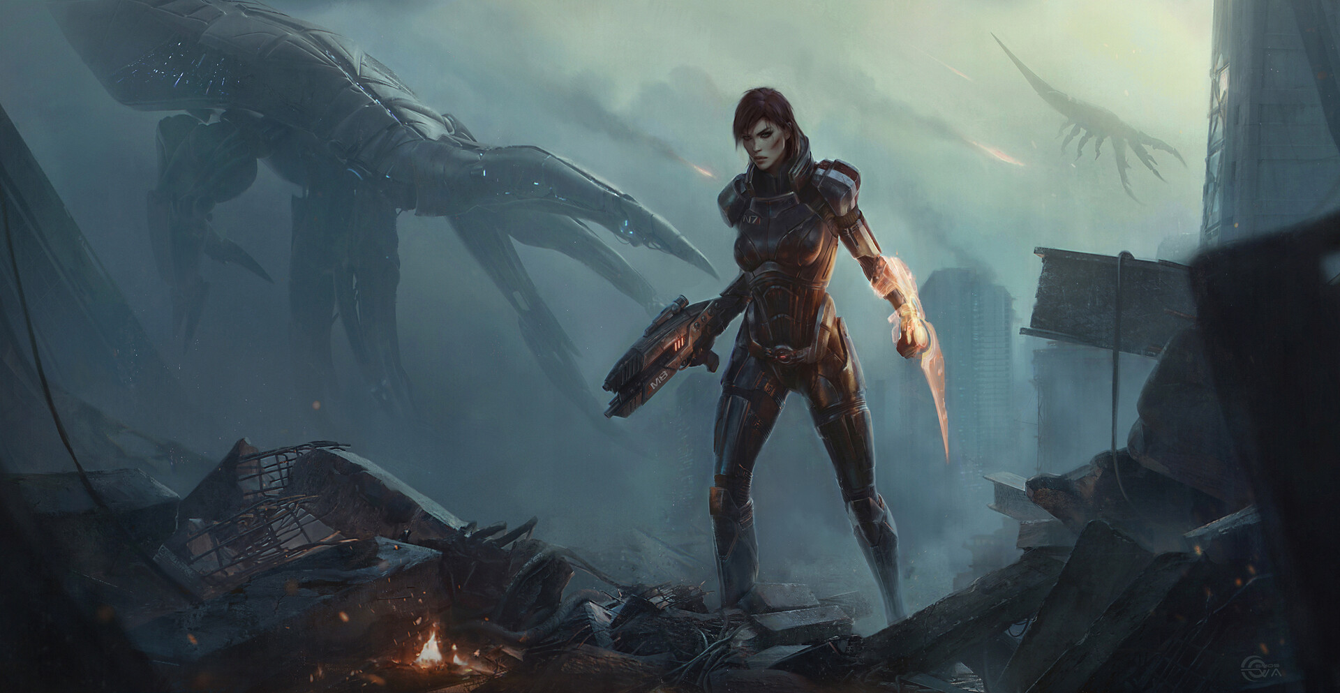 Video Game Concept Art Mass Effect