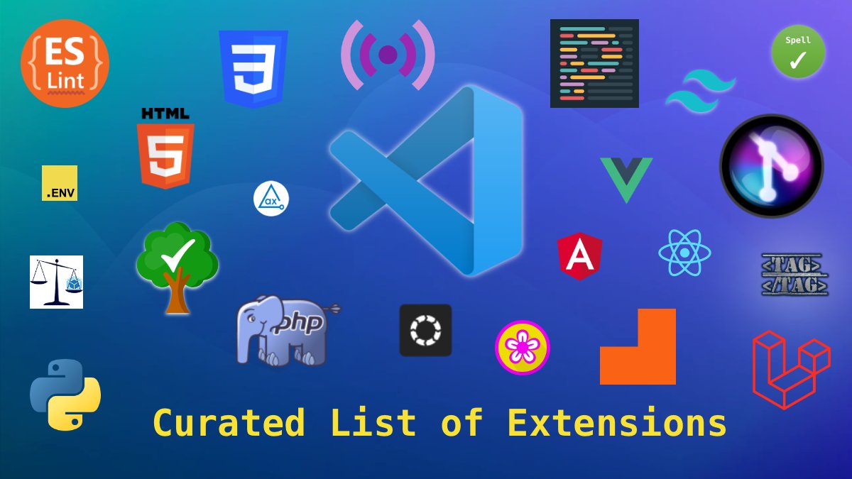 Curated VS Code Extensions / Twitter