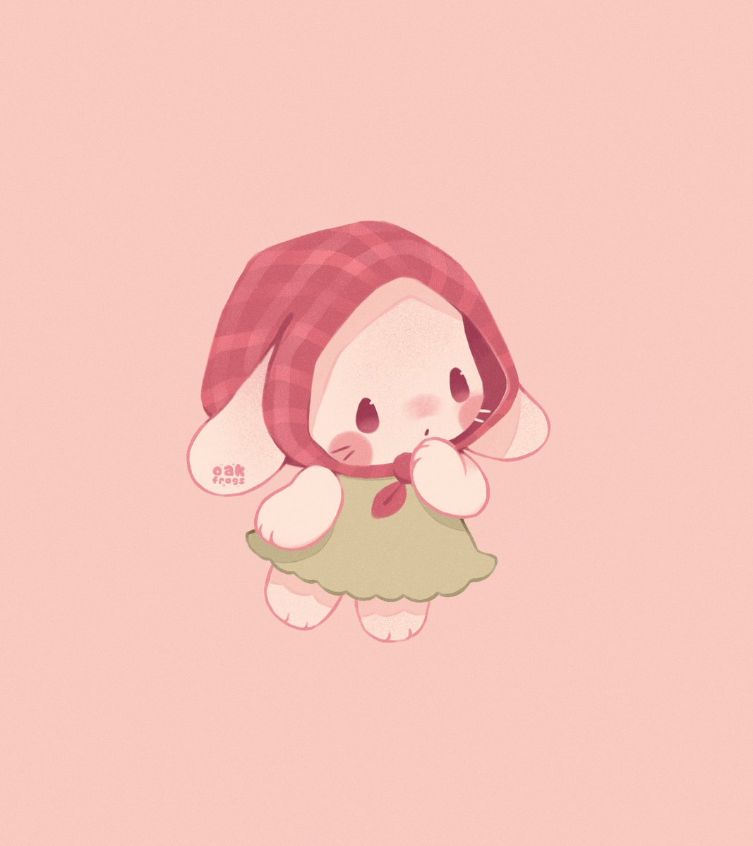 「little red riding bun 🍓 」|bunny! 🍰のイラスト