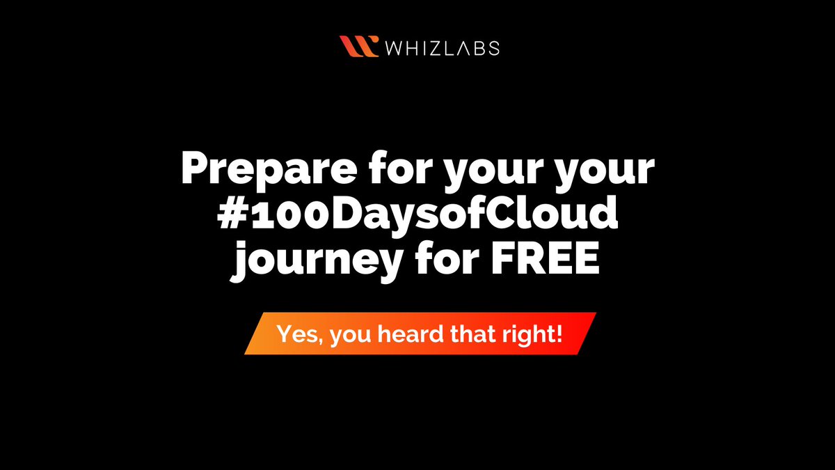 Whizlabs on Twitter: "#Day11- You asked, we delivered. Here is something to make your ...