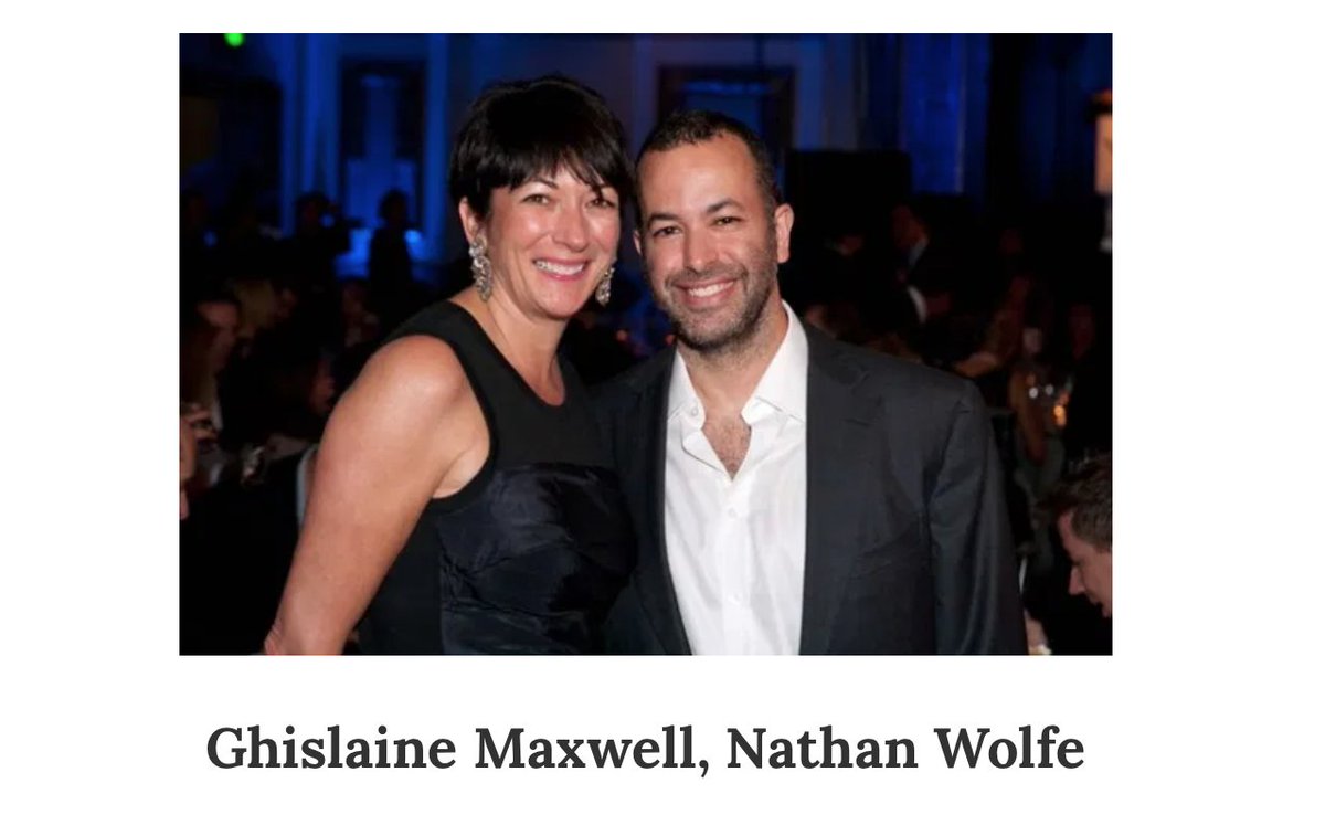 Ghislaine Maxwell and Nathan Wolfe photographed at Time Magazines' '100 Most Influential People ...