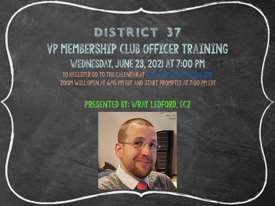 District 37 Toastmasters