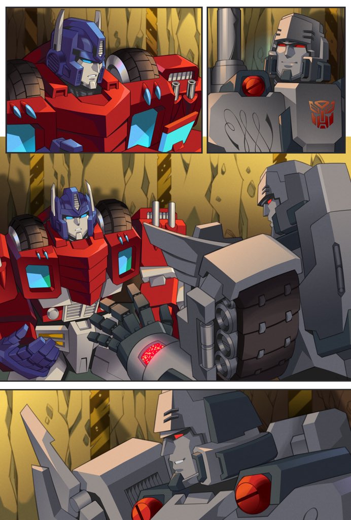 Lantana0v0 on Twitter: "Orion(Functionist Universe) and Megatron.…