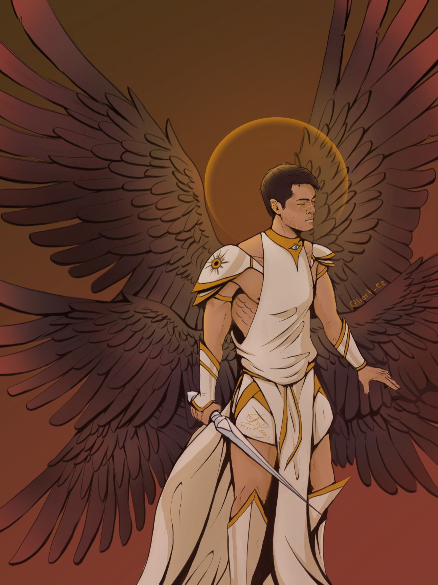 Castiel Wings Fan Art