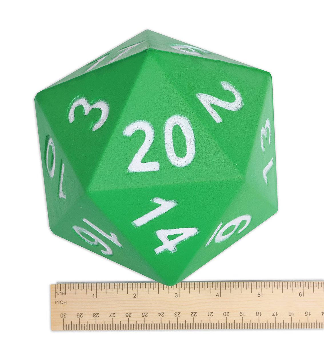 Jumbo Polyhedra Die - 20 Sides 34% OFF : r/rpggames