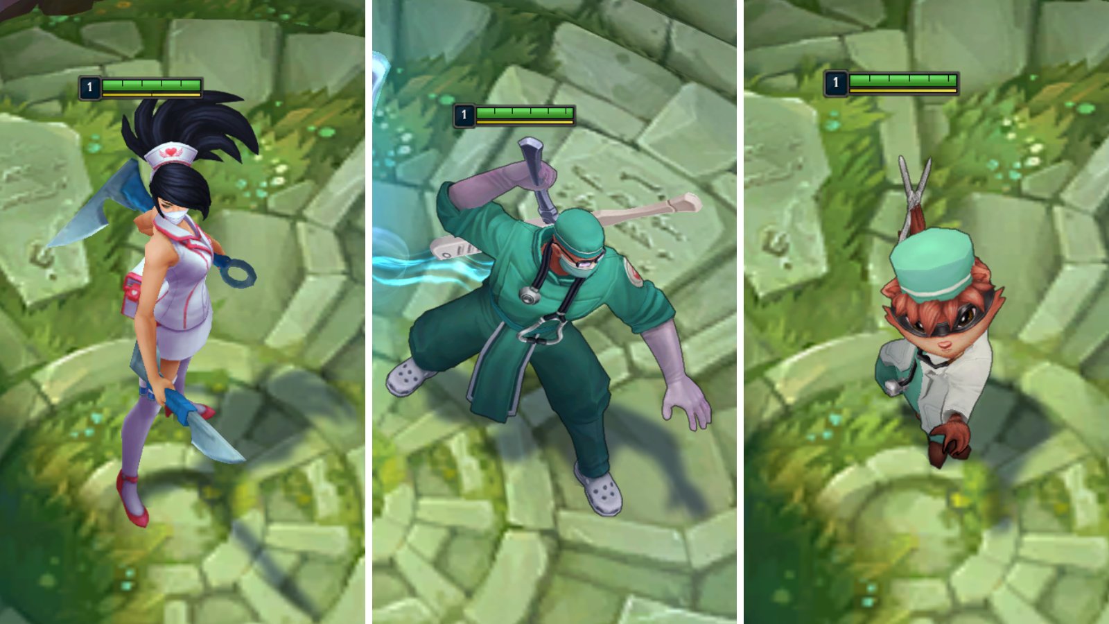 League Of Legends Nurse Akali Wallpaper