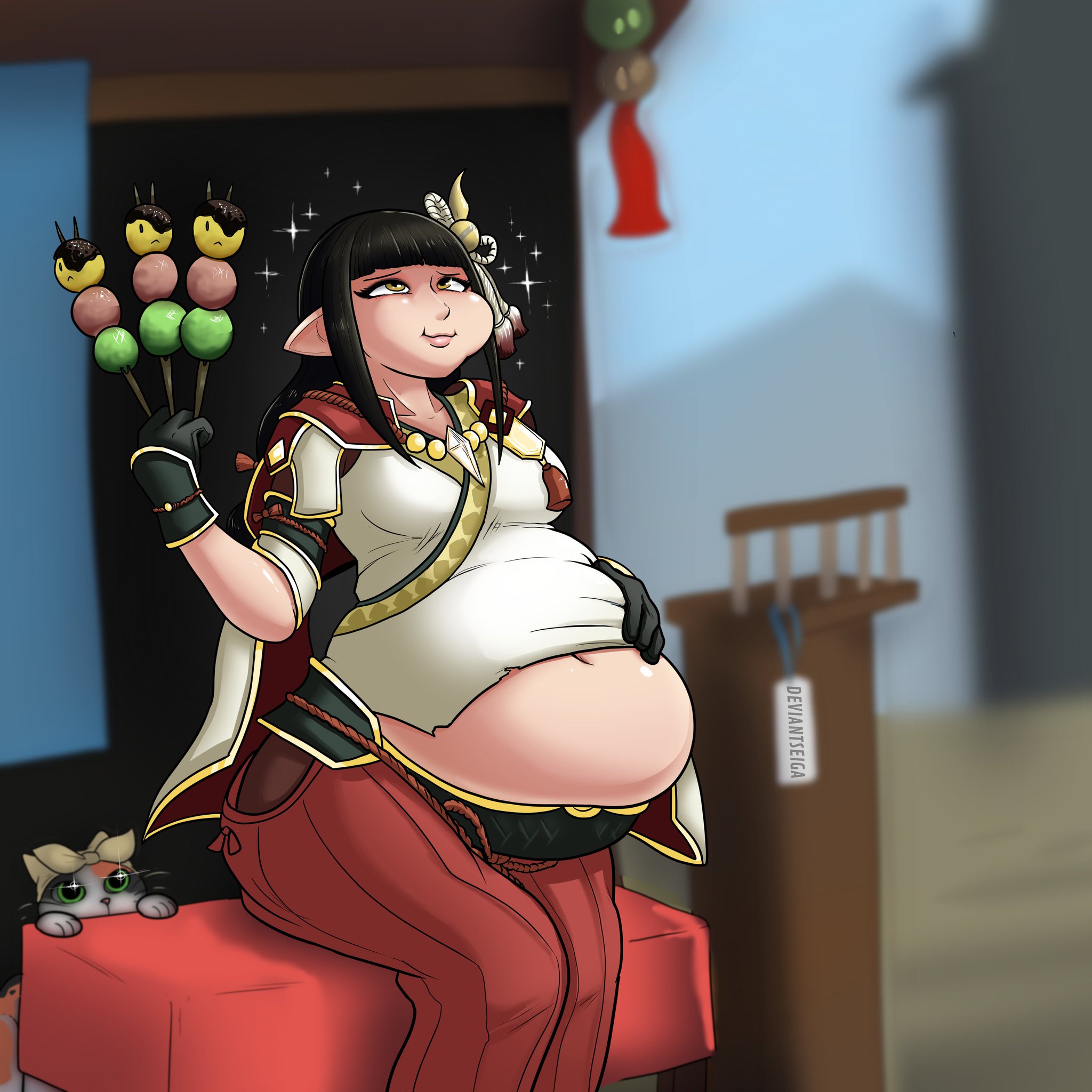 Seiga on Twitter: "When I started playing I expected the references to her gluttony to be rare ...