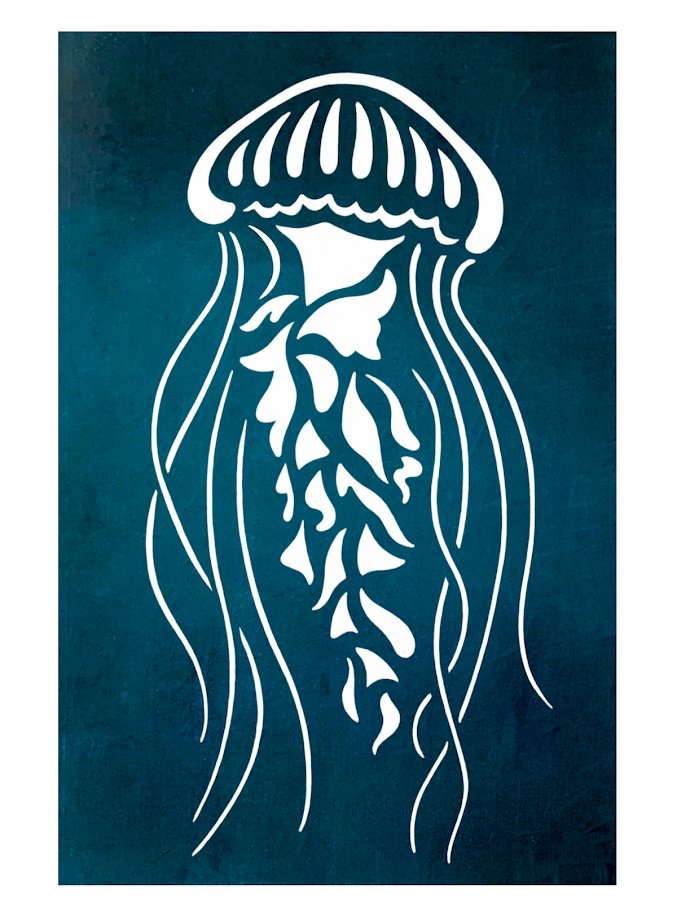 Jellyfish Stencil