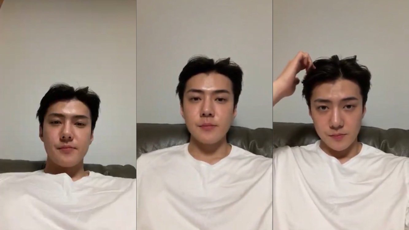 🦋 on Twitter: "RT @sehunspics: sehun instagram live 🖤 https://t.co/Bu3e6edH5u" / Twitter