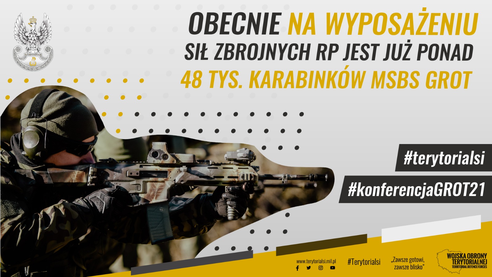 Terytorialsi - Zawsze gotowi, zawsze blisko! on Twitter: "48004 kpl. karabinków #GROT jest ...