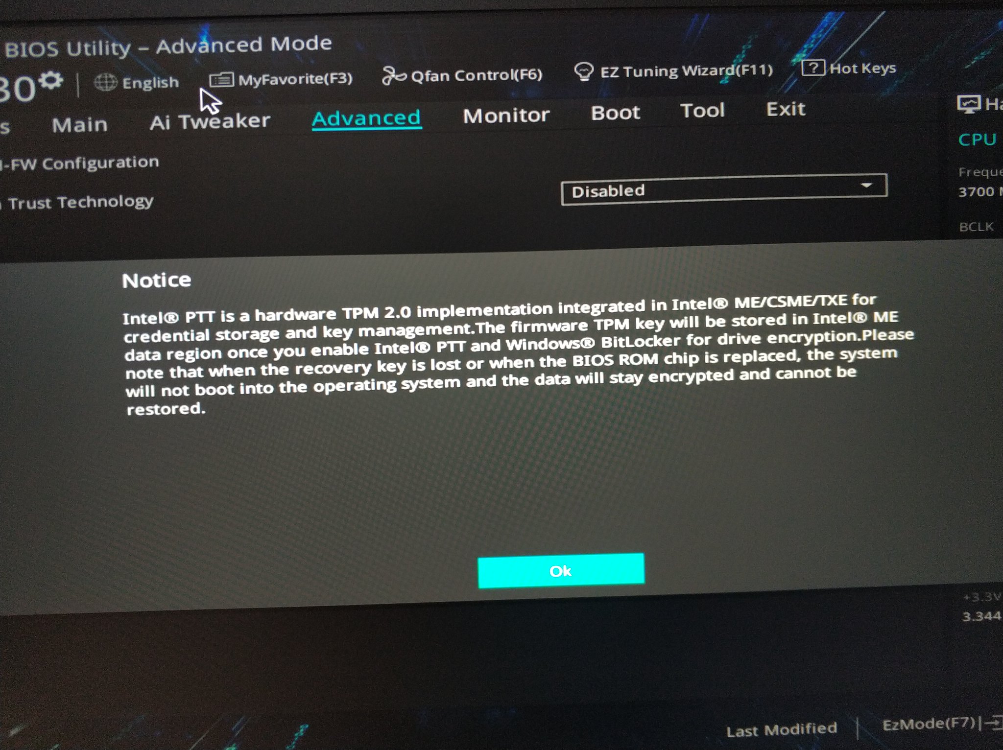 FanfRS on Twitter: "Windows11はTPM2.0を要求するのですが、実はTPMチップをわざわざ搭載しなくても、CPUにはTPM2.0を内蔵していて、それをfTPM ...