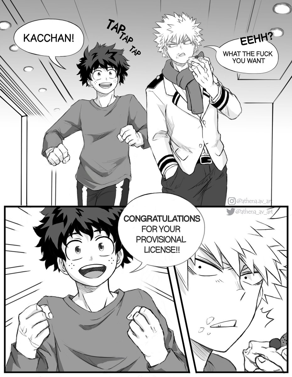 ヒロアカ「Congratulations for your provisional lic」|Athena-av art🧡💚 STORE OPEN!Preorders until oct 9の漫画