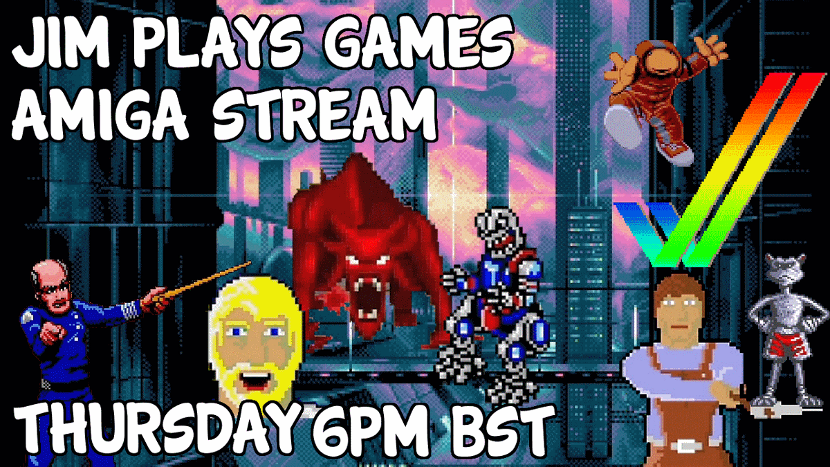 Jim Makes Games on Twitter: "Amiga stream starts in about an hour! https://t.co/HCBQR5FqgR…