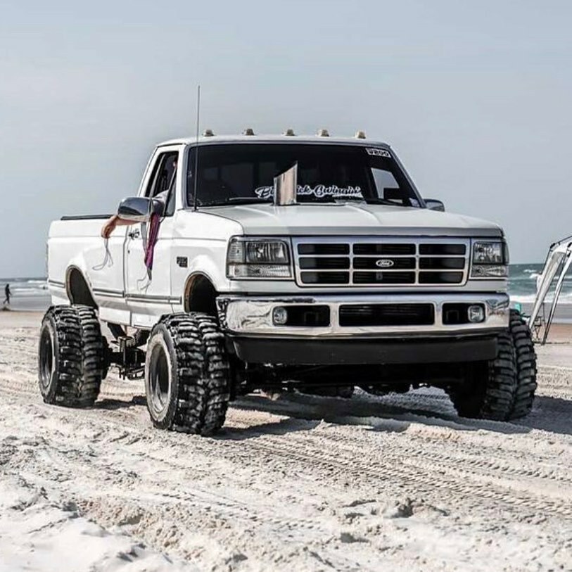 Ford Powerstroke Lifted With Stacks