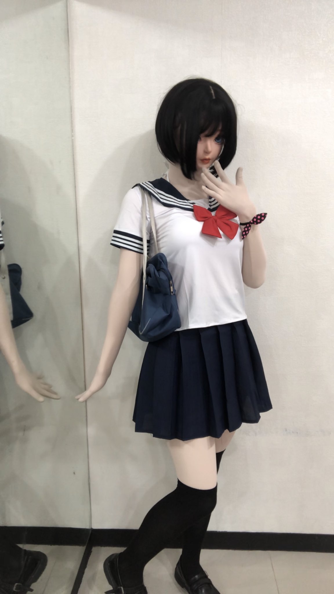 OsayulovE on Twitter: "早安呀～又到了上課的時間啦～（出門咯X) #kigurumi #ドール面 #JK https://t.co/eUq8OgxueU" / Twitter