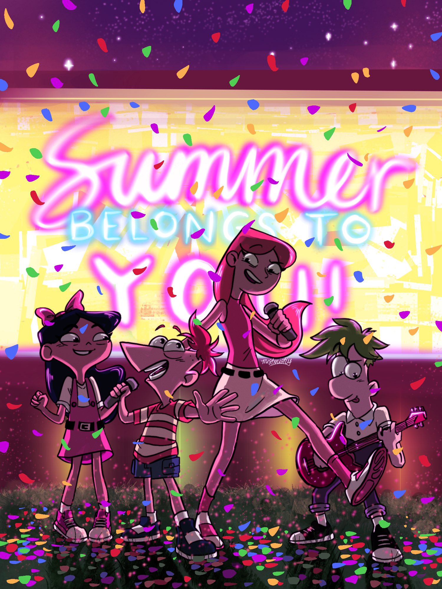 Phineas And Ferb Summer Belongs To You Poster