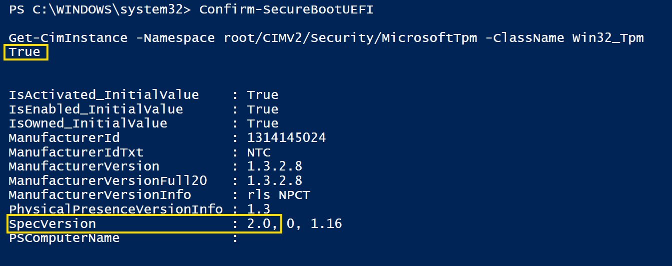 Gary Blok [GARYTOWN.COM] on Twitter: "Other methods: #PowerShell: Confirm-SecureBootUEFI Get ...