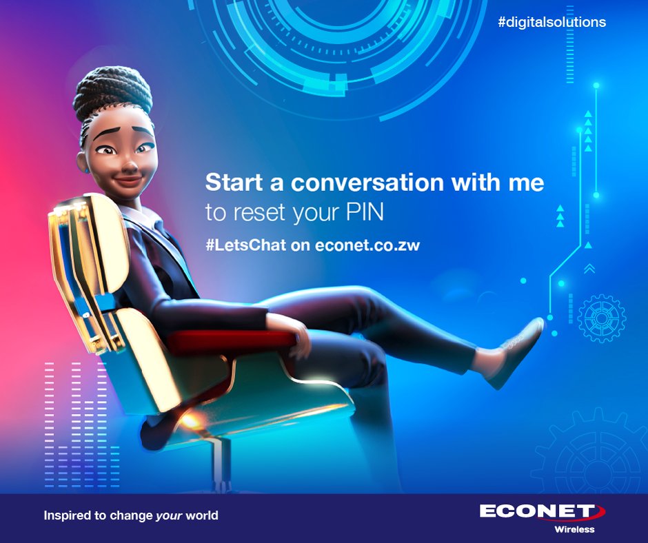 Econet Wireless On Twitter Need A Pin Reset Lets Chat Visit