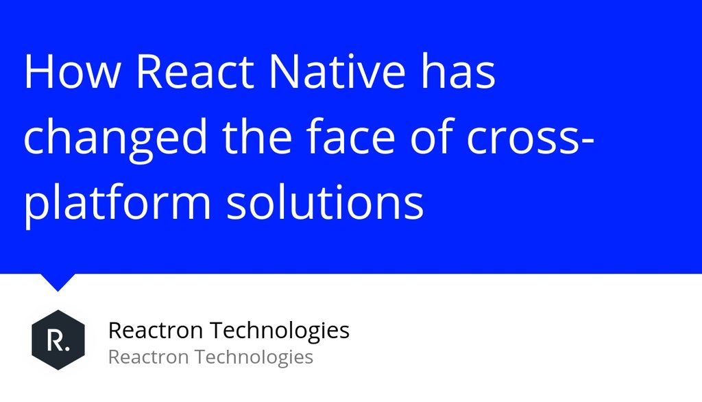 Reactron Technologies Ltd (@ReactronDev) | Twitter
