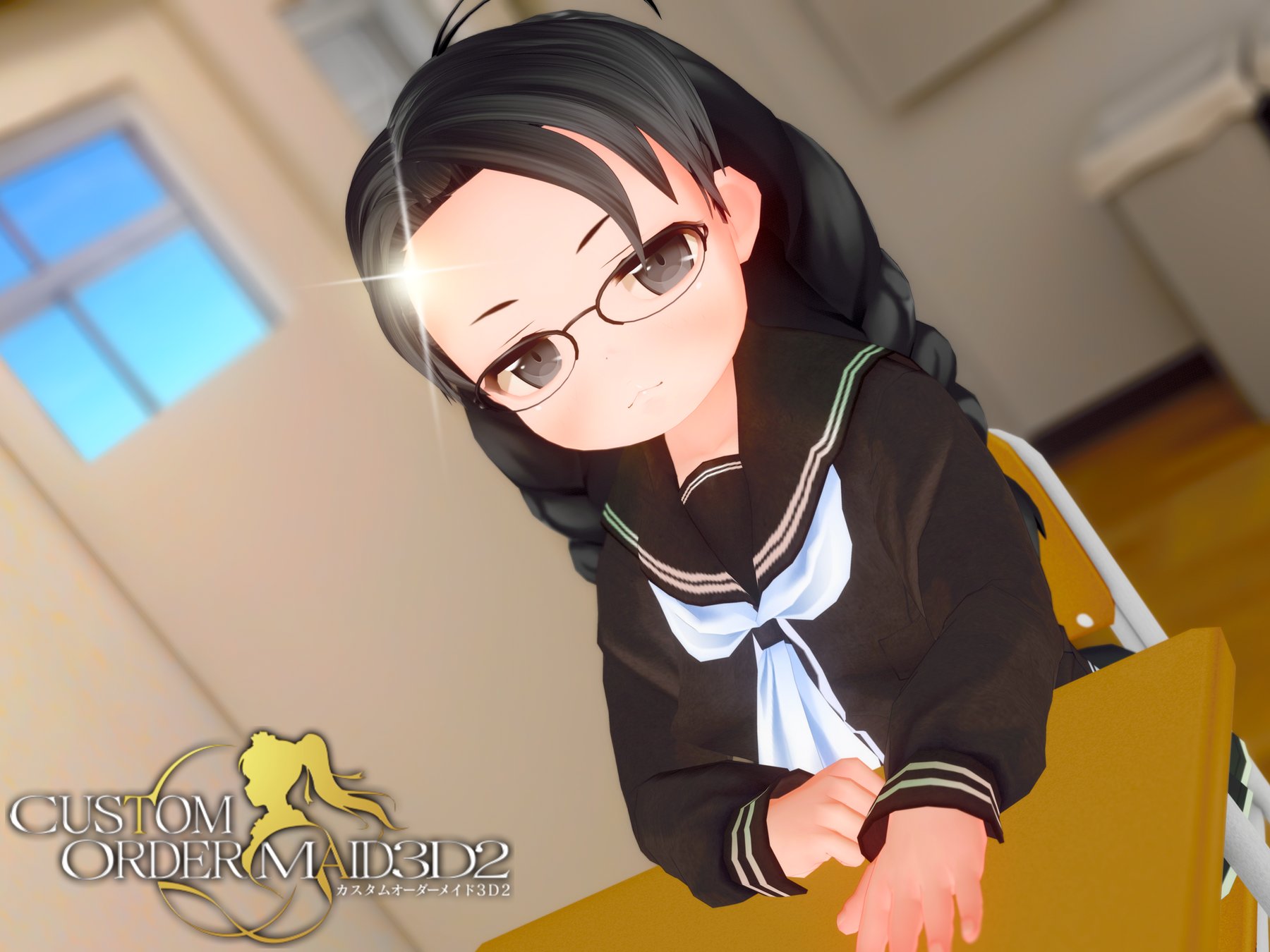 神前 on Twitter: "お題「生真面目 おさげ 地味娘」 #cm3d版深夜の真剣エディット60分一本勝負 #COM3D2 https://t.co/UYuK9Y3knz" / Twitter