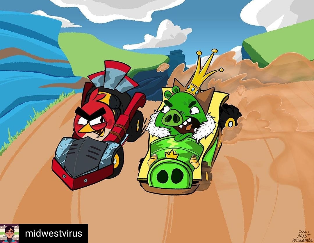 Angry Birds Go Mega Rocket