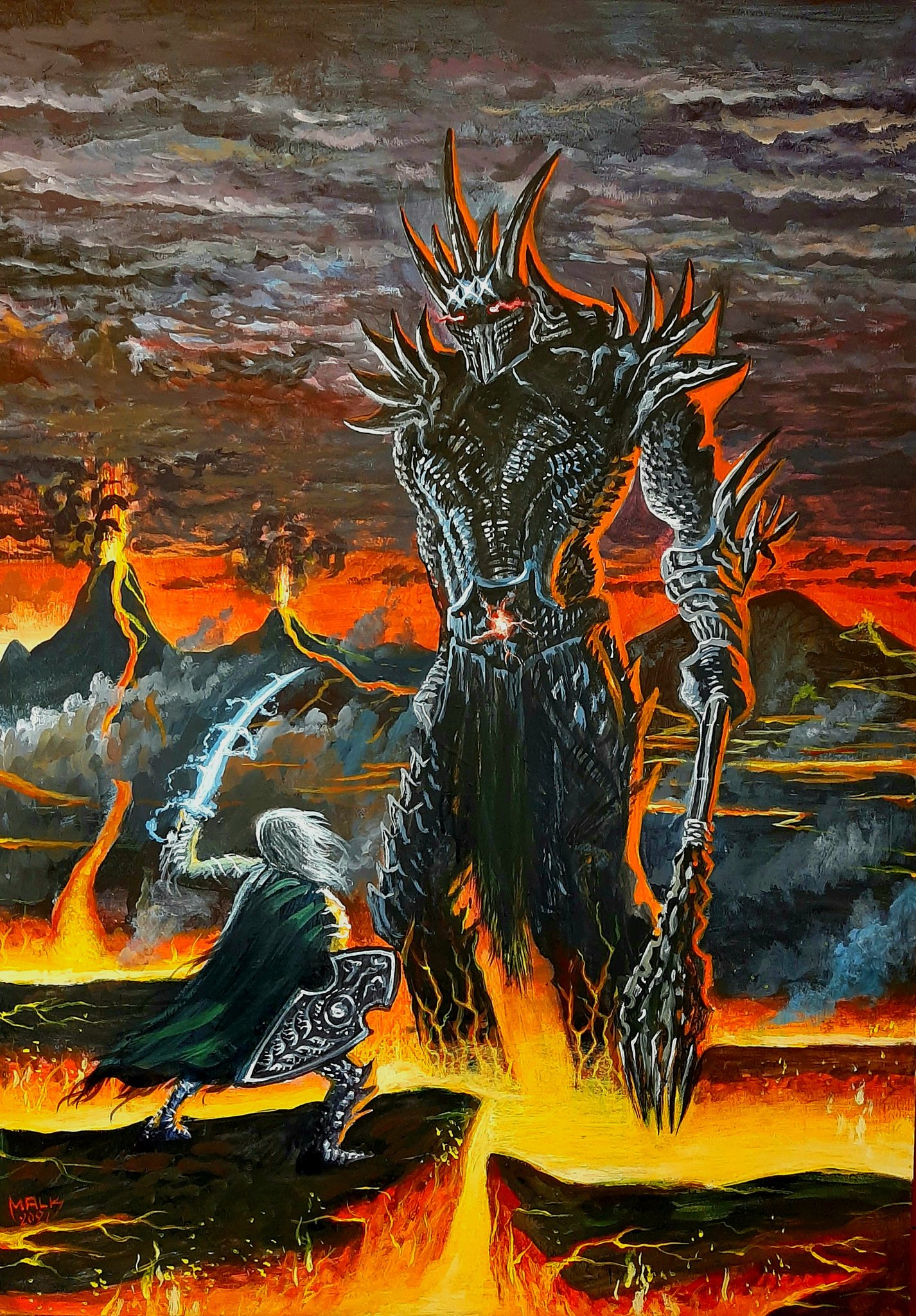 Fingolfin Vs Morgoth