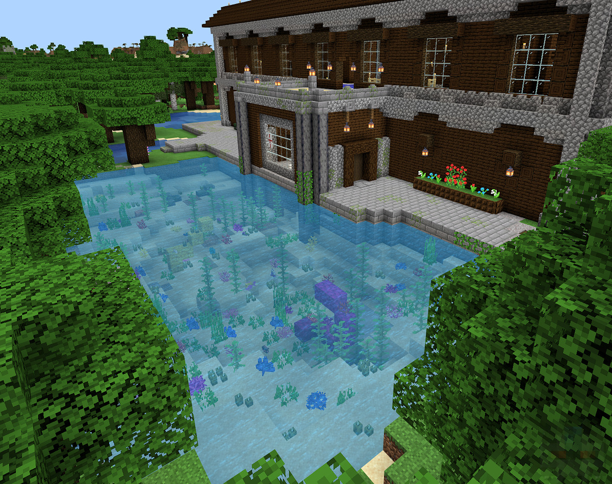 Minecraft Mansion Entrance