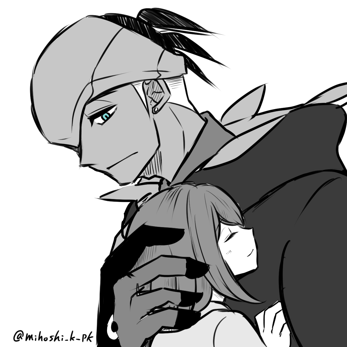 「息抜きに落描きkbyu ザカザカ描くのは楽しい 」美星@kyon10/11-13 う4の漫画