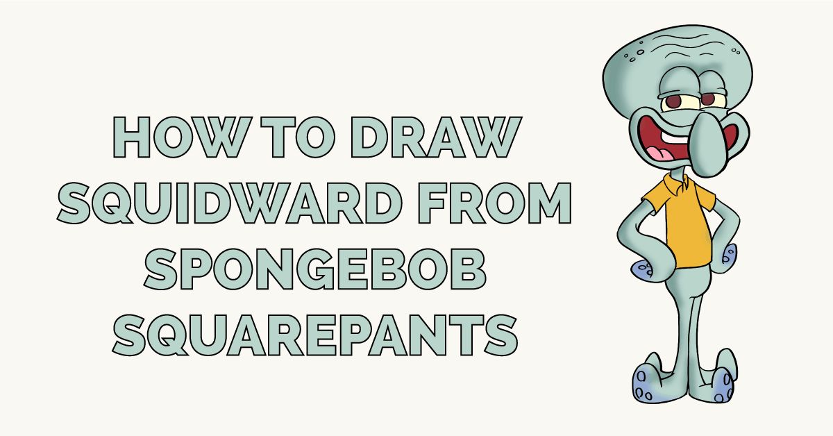 How To Draw Squidward Step By Step