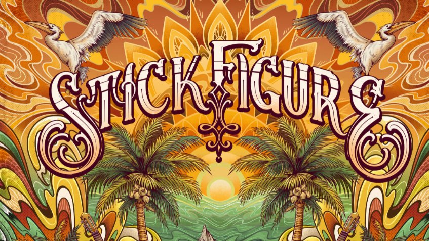 Stick Figure Palm Tree