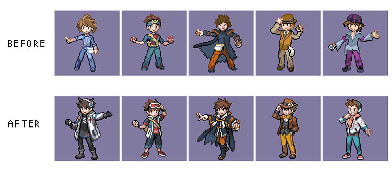 Pokemon Trainer Sprites Base