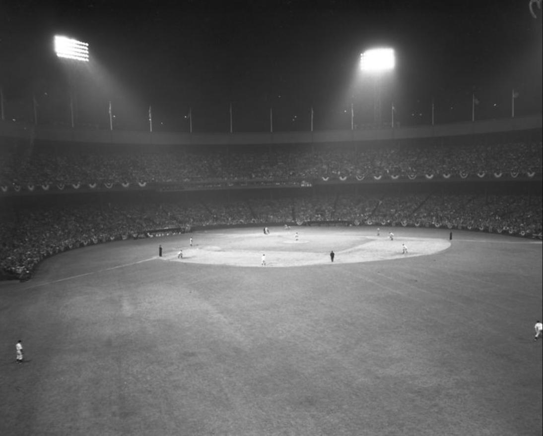 Black And White Baseball Field Background