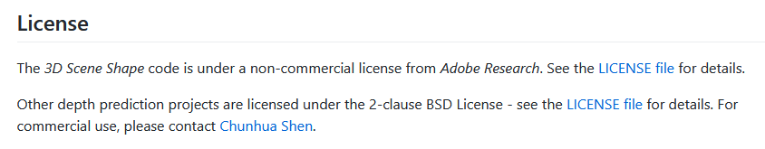 mer2 on Twitter: "GitHub - aim-uofa/AdelaiDepth https://t.co/H0MIb5cO14 なるほど、良く見てみるとアドビライセンスなのは ...