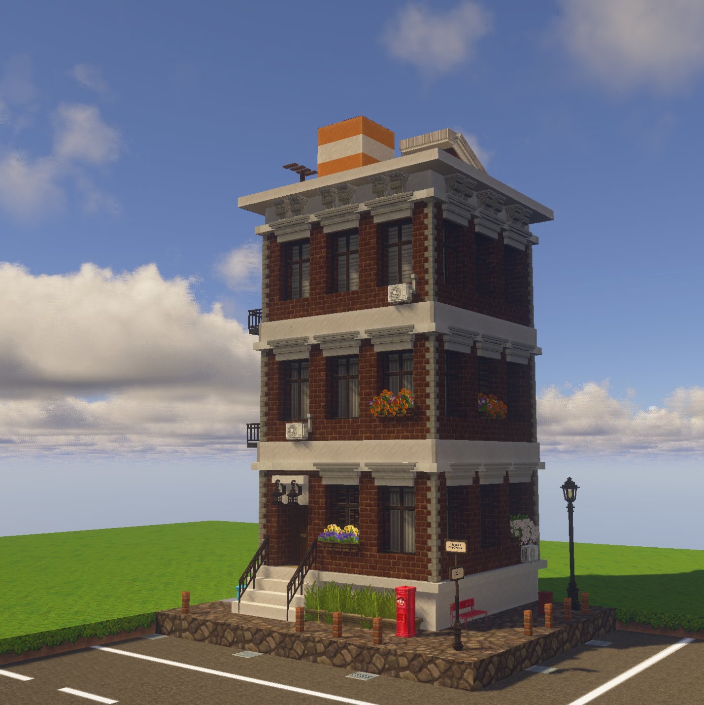 Minecraft Brick Apartment