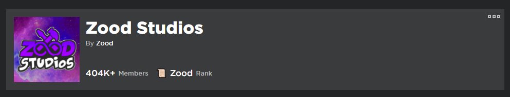 Zood on Twitter: "THANKS FOR 400k GROUUP MEMBERS 😭💖 big things coming stay tuned #Roblox # ...